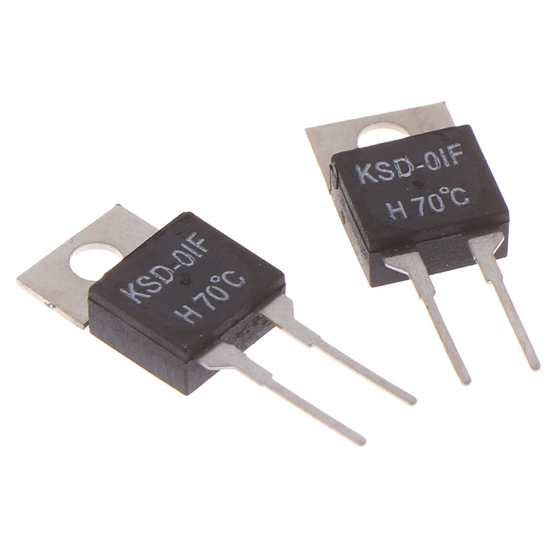 2Pcs Normally Open Thermal Switch Temperature Sensor Thermostat KSD 01F ...