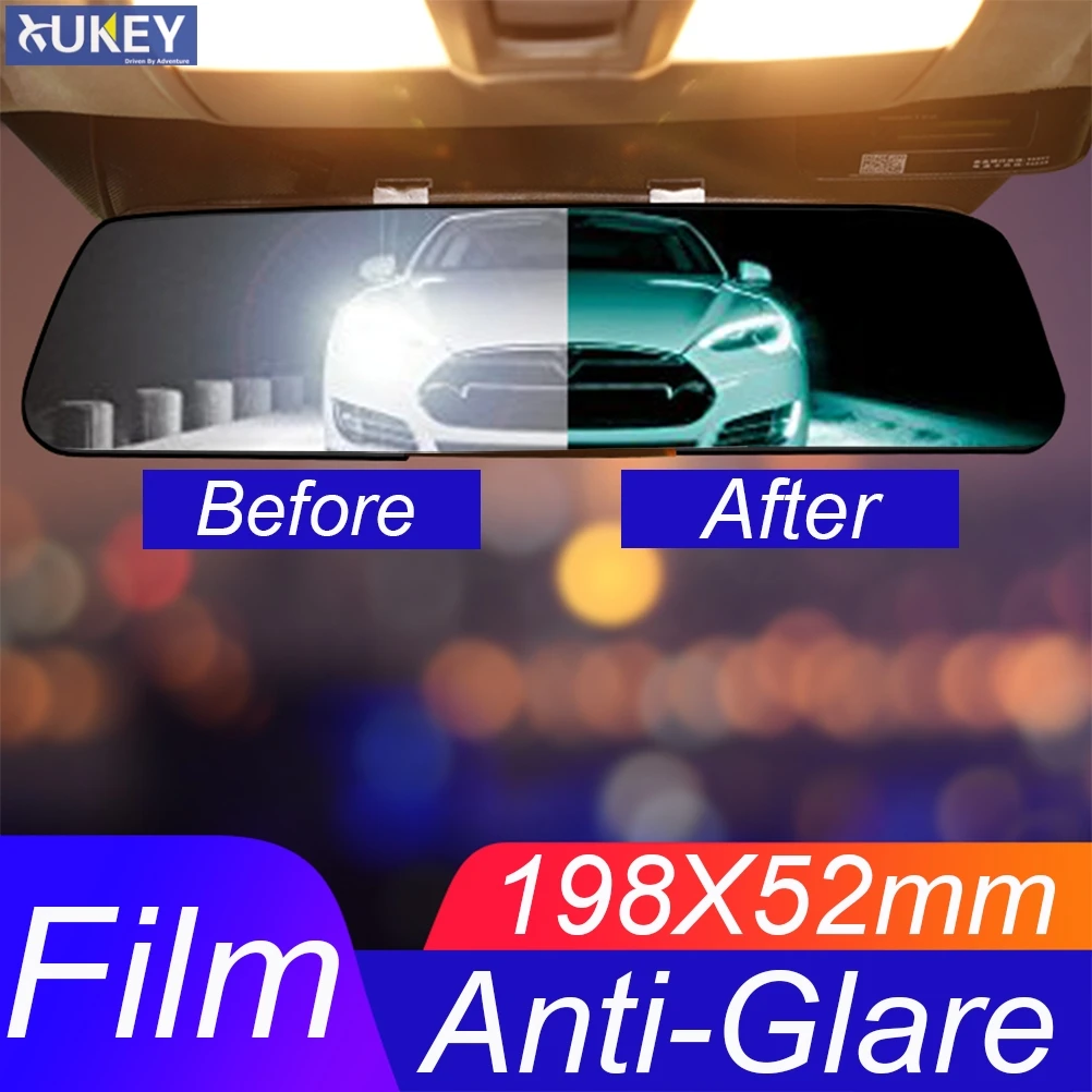 1-Set-Universal-Car-Interior-Rearview-Mirror-Anti-Glare-Film-Rear-View ...