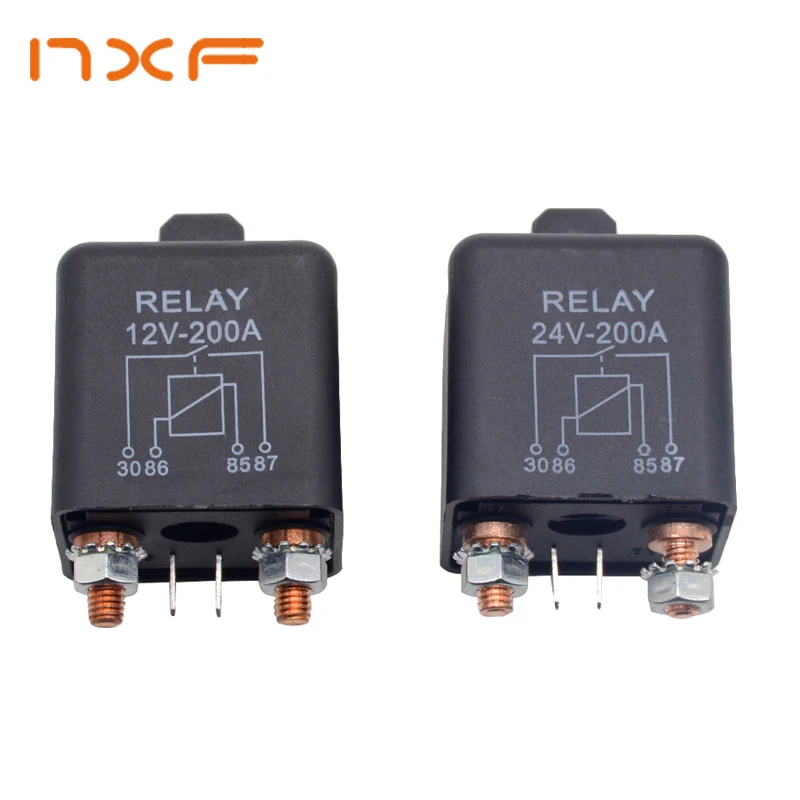 New Car Truck Motor Automotive high current relay 12V/24V 200A 2.4W ...