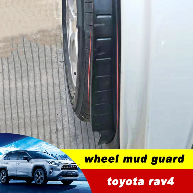 Car Rear Wheel Mud Fender Mudguard Cover Protector for Toyota Rav4 2020 ...
