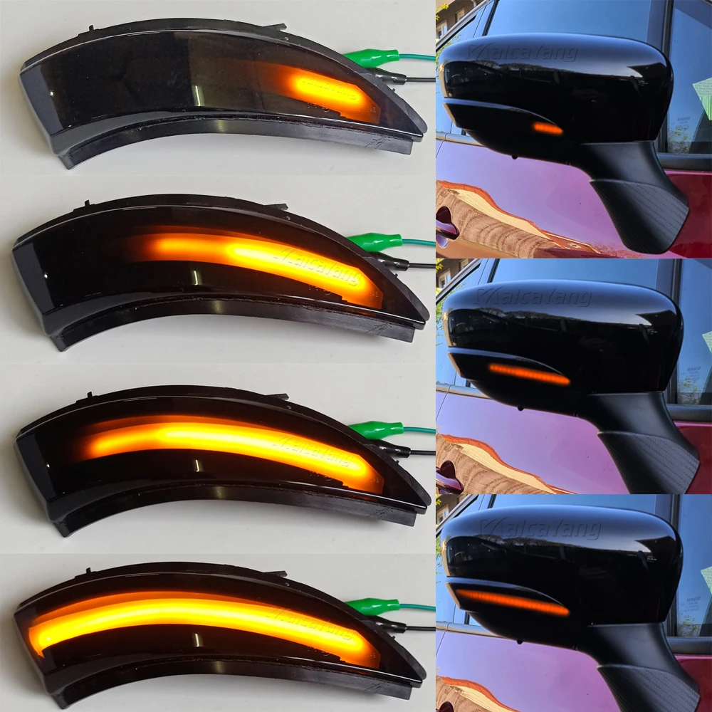 Side Wing Mirror Dynamic Blinker Flowing Indicator LED Turn Signal ...