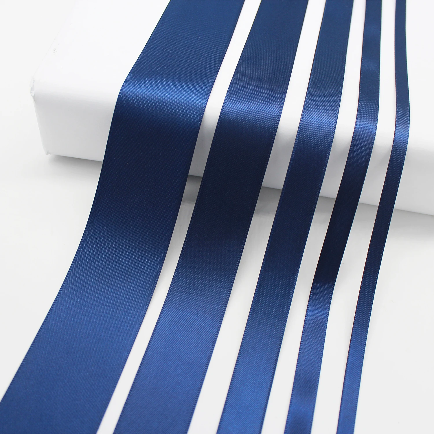 5 Meter/lot Navy Blue Solid Color Grosgrain Ribbon Satin Ribbon Dot ...