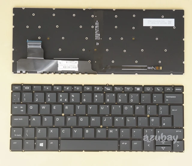 US UK Nordic Swedish Finnish Norwegian Danish German DE Keyboard For HP ...