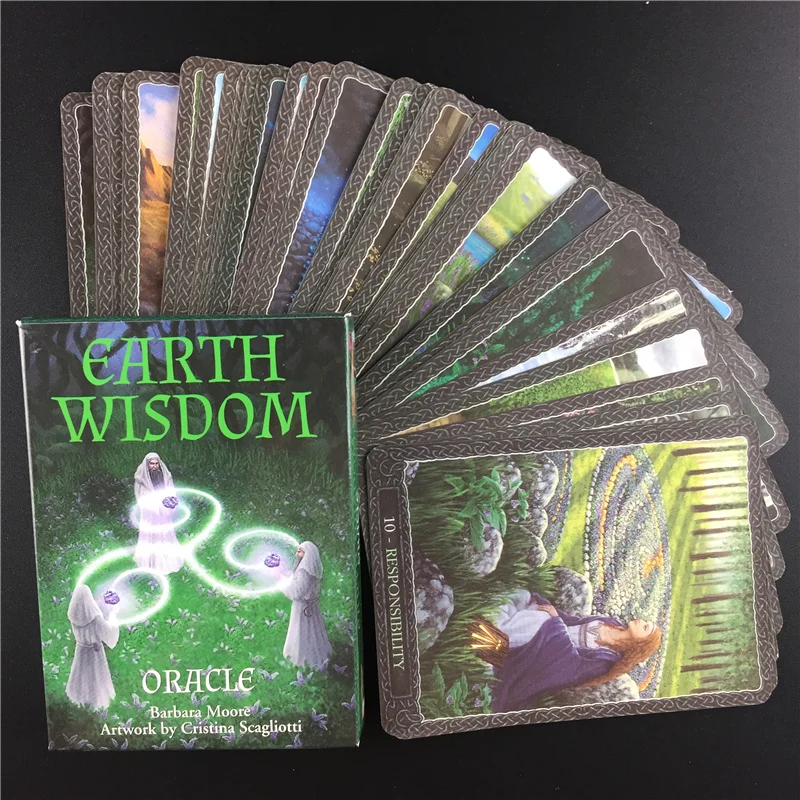 Earth Wisdom Oracle Cards Tarot Cards English Version Divination Fate ...