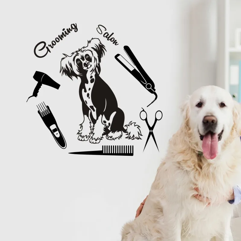 Yorkshire Terrier Dog Grooming Salon Pet Shop Sticker Decal Posters ...