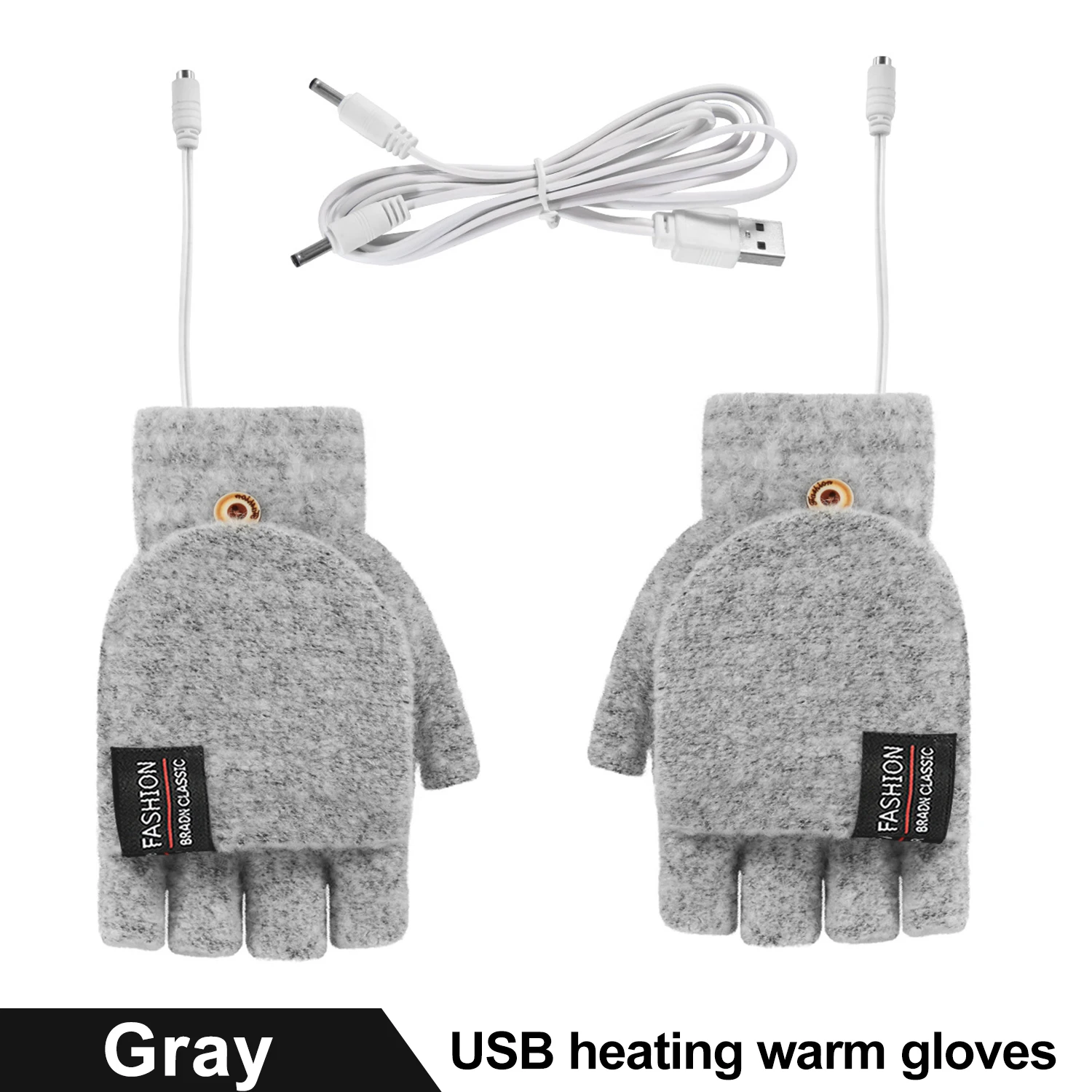Chaufferettes - Chauffe-mains,Gants chauffants USB pour bureau,1 paire ...