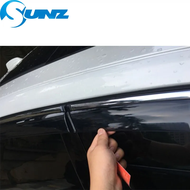 Side window deflectors For VOLVO S90 2017 2018 Window Air Vent Visor ...