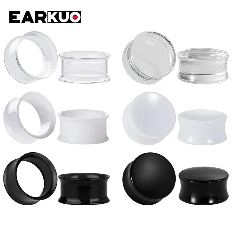 Acrylic Earring Gaugues Expanders | Transparent Acrylic Expander - Ear ...