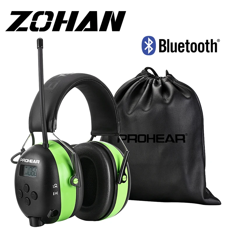 ZOHAN-Electronic-Bluetooth-5-0-Headphone-Earmuffs-FM-AM-Radio-Hearing ...