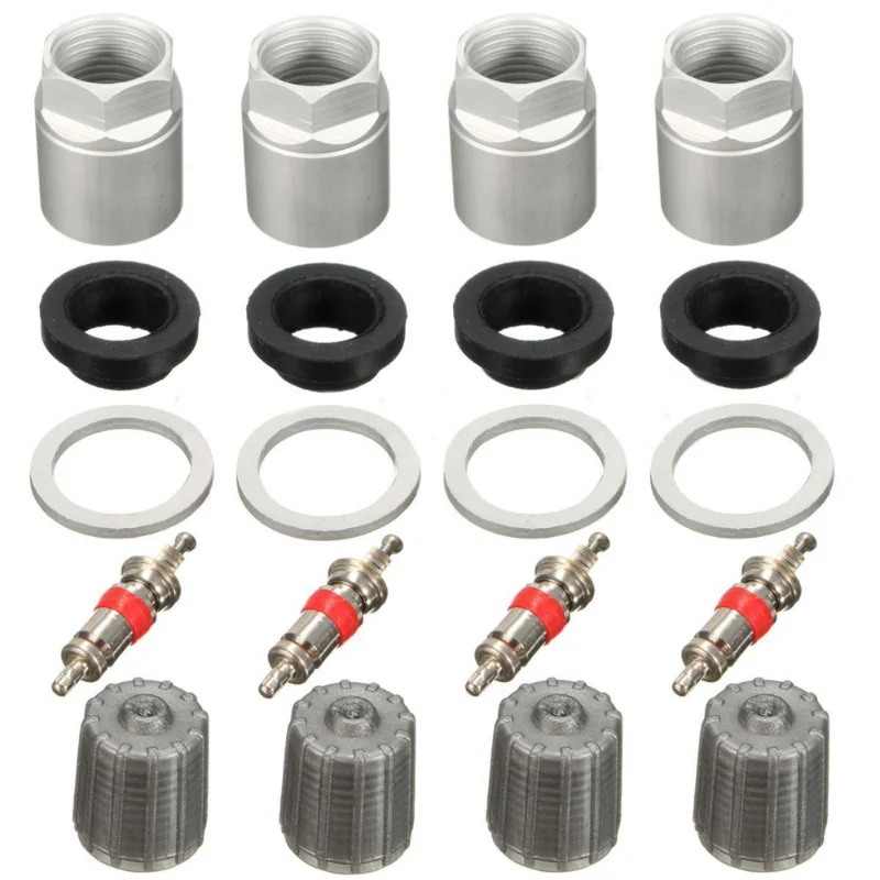 4-Set-Car-Tire-Pressure-Sensor-Monitor-Valve-Stem-Caps-Indicator-TPMS ...