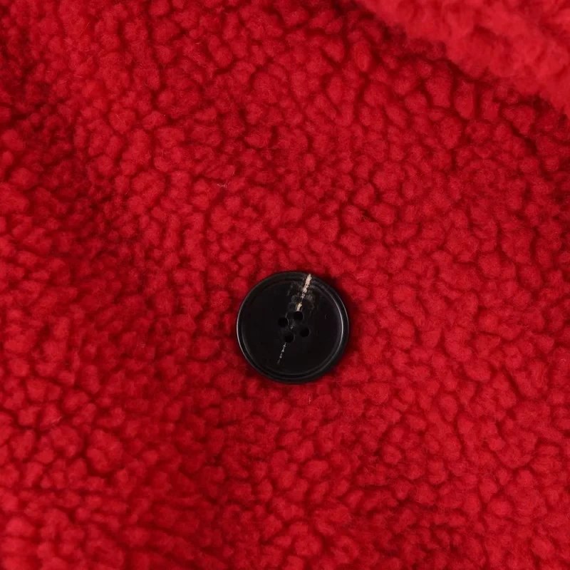 Зимнее женское пальто большого размера, плюшевое пальто из ...