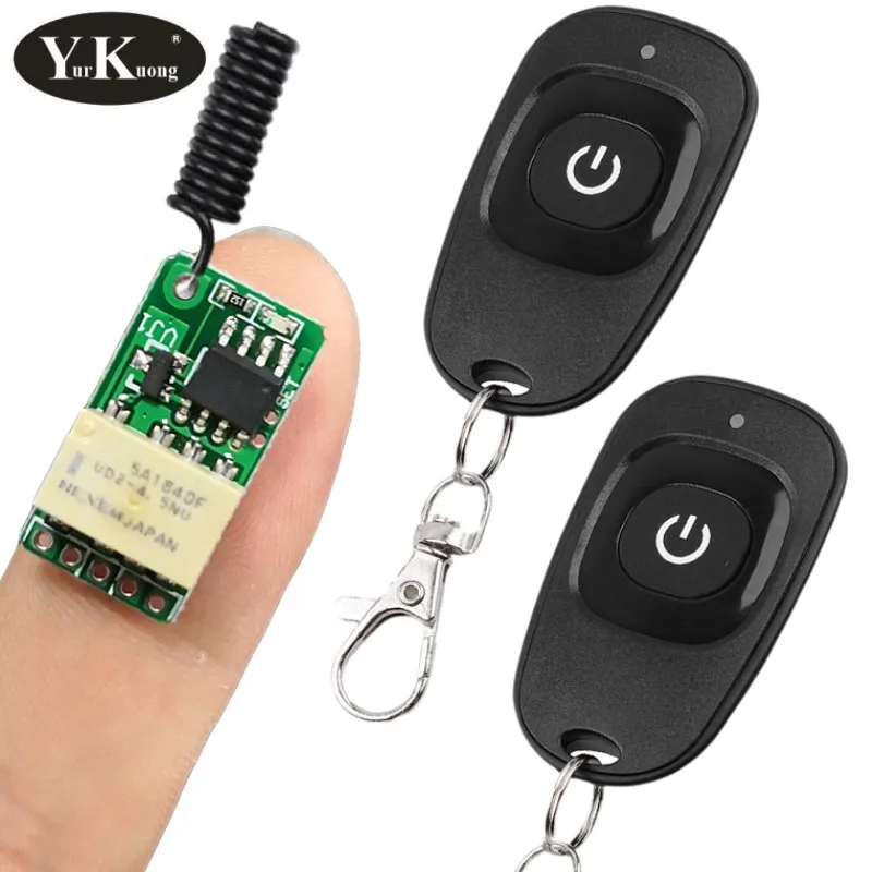 Push-Button-Saving-Mini-Relay-Contact-RF-Wireless-Switches3-7v4-2v5v6v7 ...