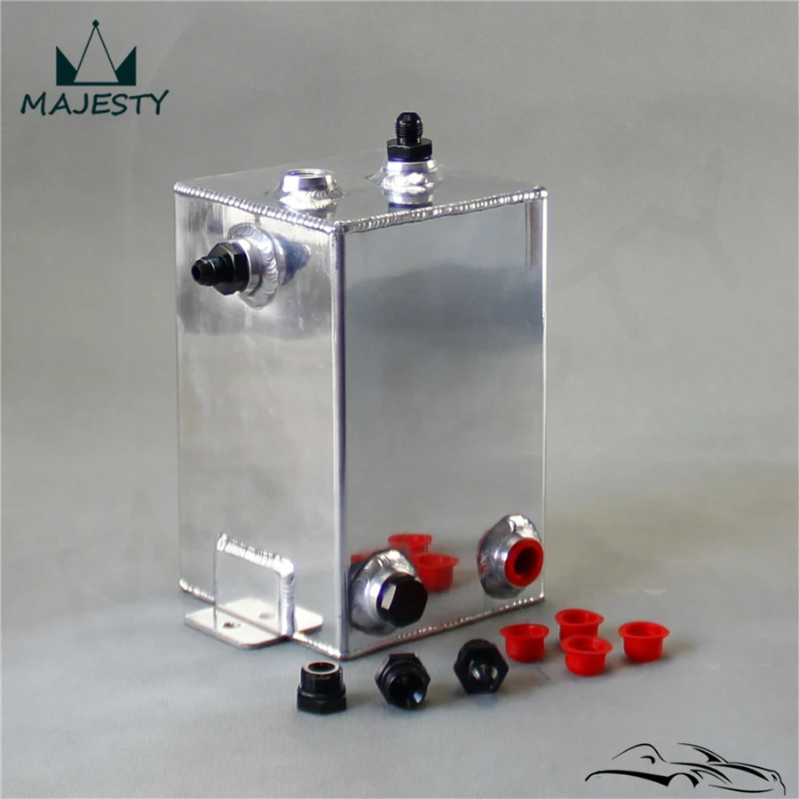Universal Complete Fuel Surge Tank 3 Litre Swirl Pot System Aluminium ...