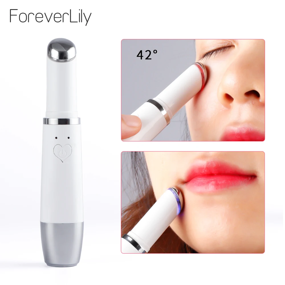 Mini Eye Lips Care Massager Beauty Pen Eye Face Skin Lifting Anti ...
