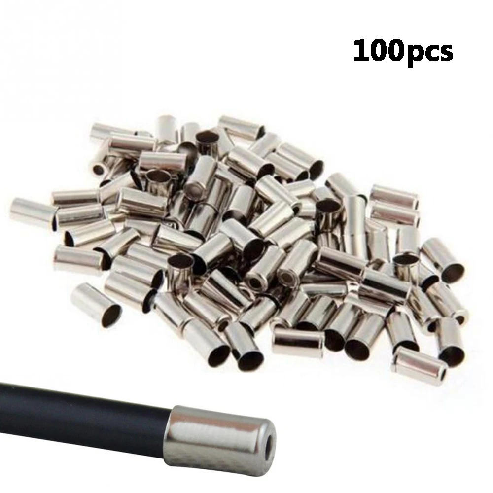 50/100pcs/lot Silver Bicycle Mountain Bike Riding Parts Shifter Cycling ...