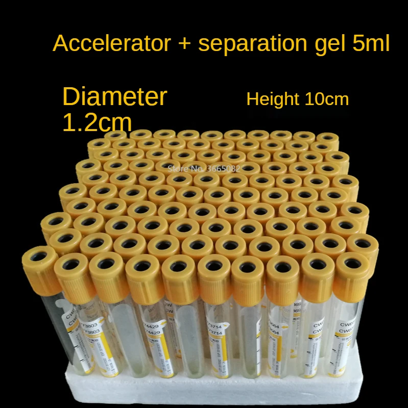 100pcs-medical-Laboratory-5ml-10ml-separation-gel-serum-clot-activator ...