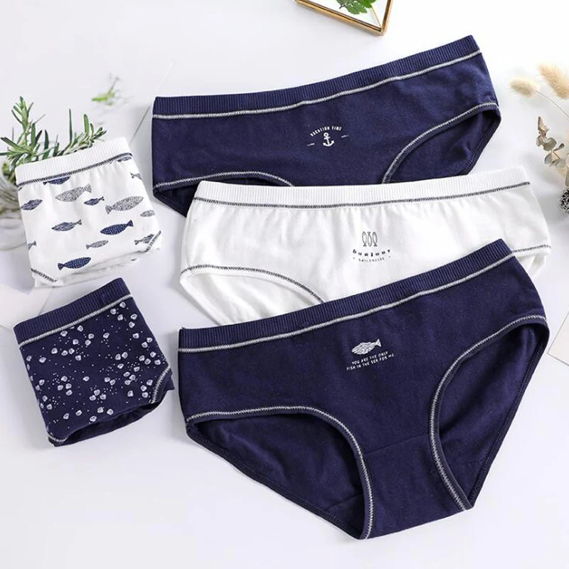 Bragas de dibujos animados para adolescentes, ropa interior cómoda de ...