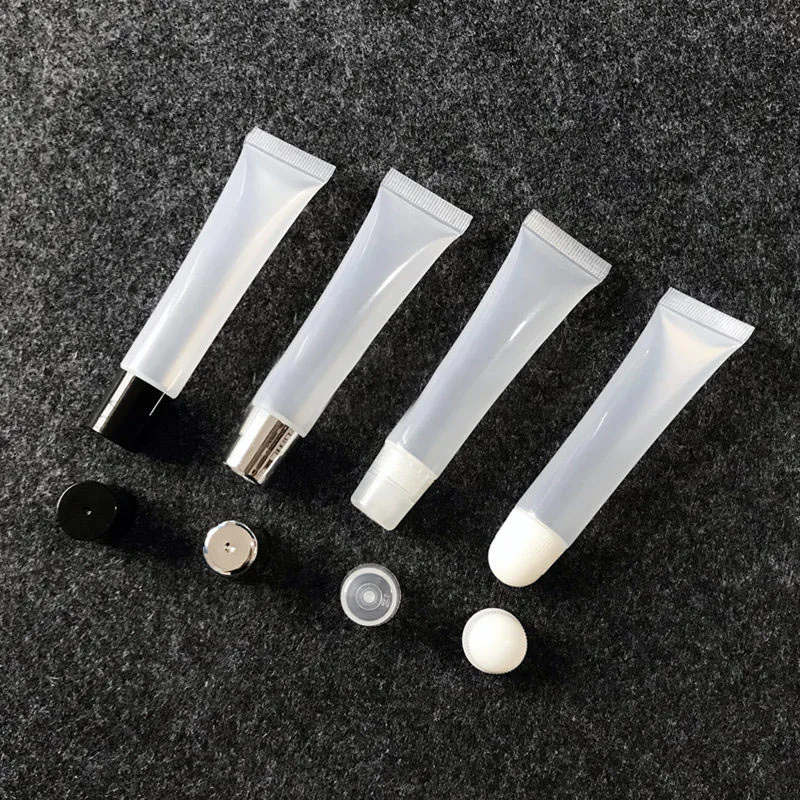50pcs 100pcs 15g Empty Lipstick Tube Lip Balm Soft Hose Makeup Squeeze