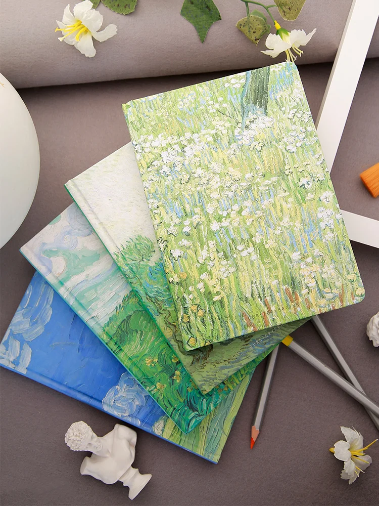 NOSSO STORY COMEÇA Notebook Primavera A5 Pintura A Óleo de Van Gogh ...