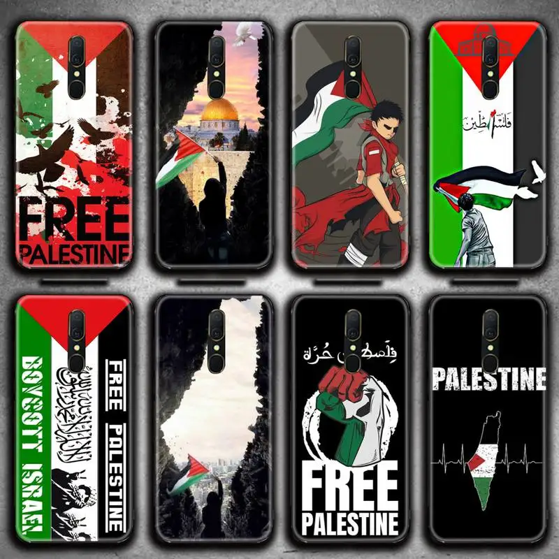Free Palestine Flag Map Arabic Phone Case For Oppo A5 A9 2020 Reno2 z ...