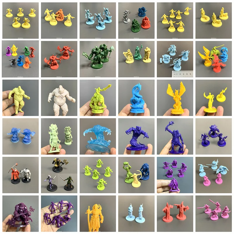 Warriors-Monsters-Temple-of-Elemental-Evil-Miniatures-Board-Game-Figure ...