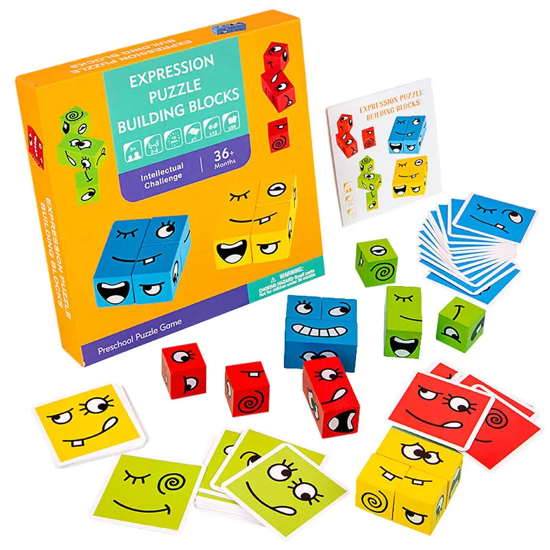 Expression Puzzle Building Blocks | Mustela Baby