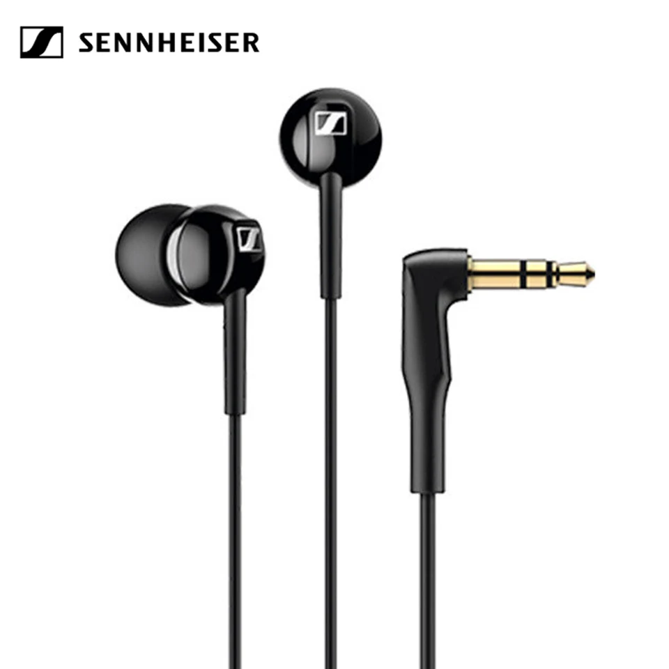 Sennheiser 유선 스테레오 이어폰 인이어 소음 차단 베이스 스포츠 게이밍 이어버드 아이폰 삼성용 하이파이 헤드셋