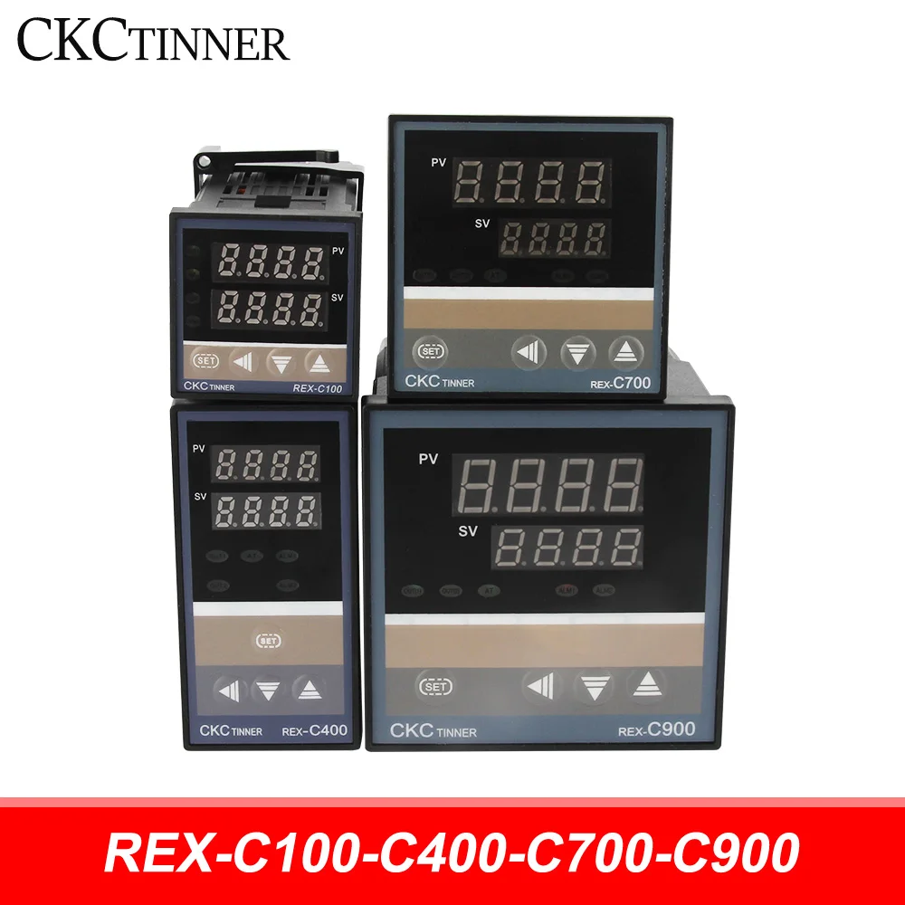 PID RKC Numérique intelligent Industriel contrôleur de température 220V Relais REX-C100-C400 ...
