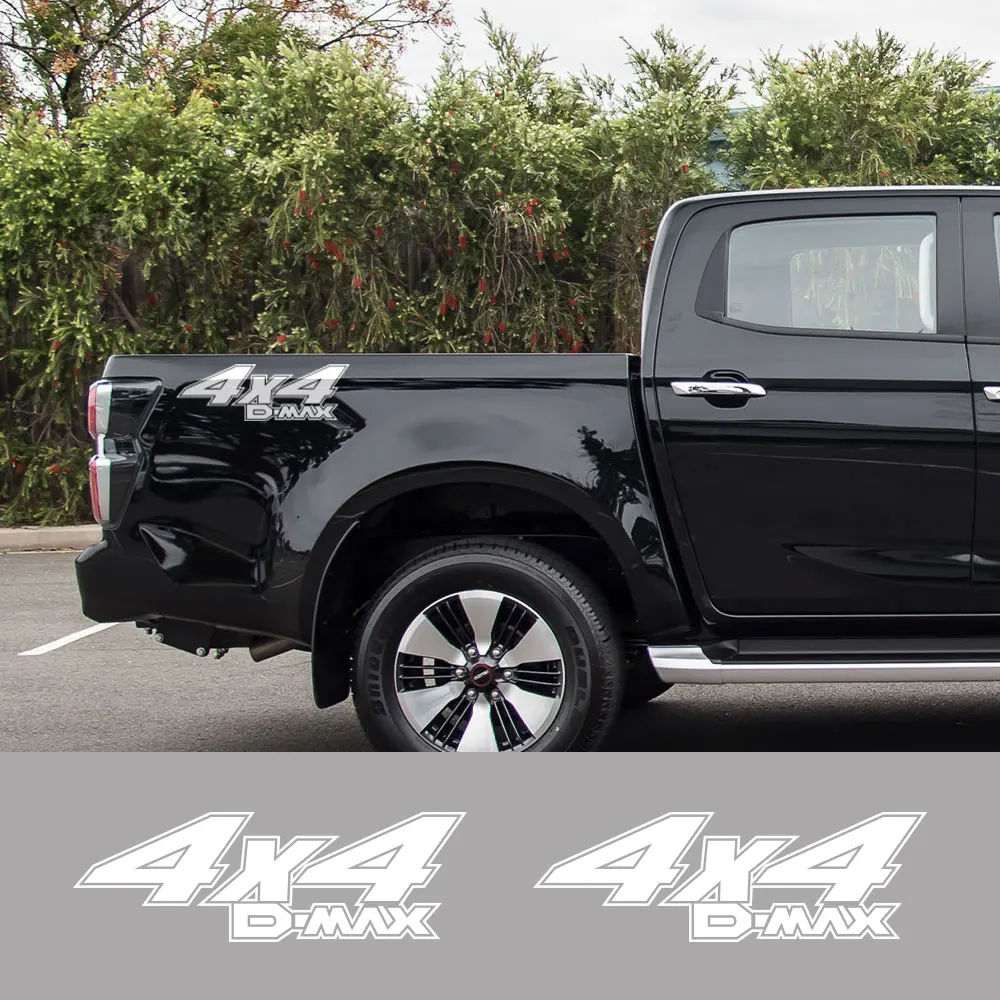 Pickup-Rear-Bed-Side-Stickers-For-Isuzu-Dmax-D-MAX-Truck-Graphic-4x4 ...