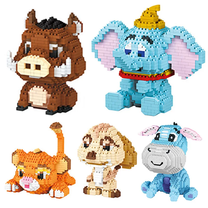 Disney-Dumbo-Diamond-Building-Blocks-para-crian-as-part-culas-pequenas ...