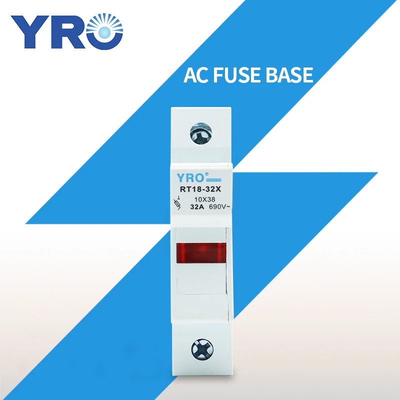 AC-1PC-1P-Fuse-Base-690V-32A-With-LED-light-Matching-Fuse-10x38MM-R015 ...