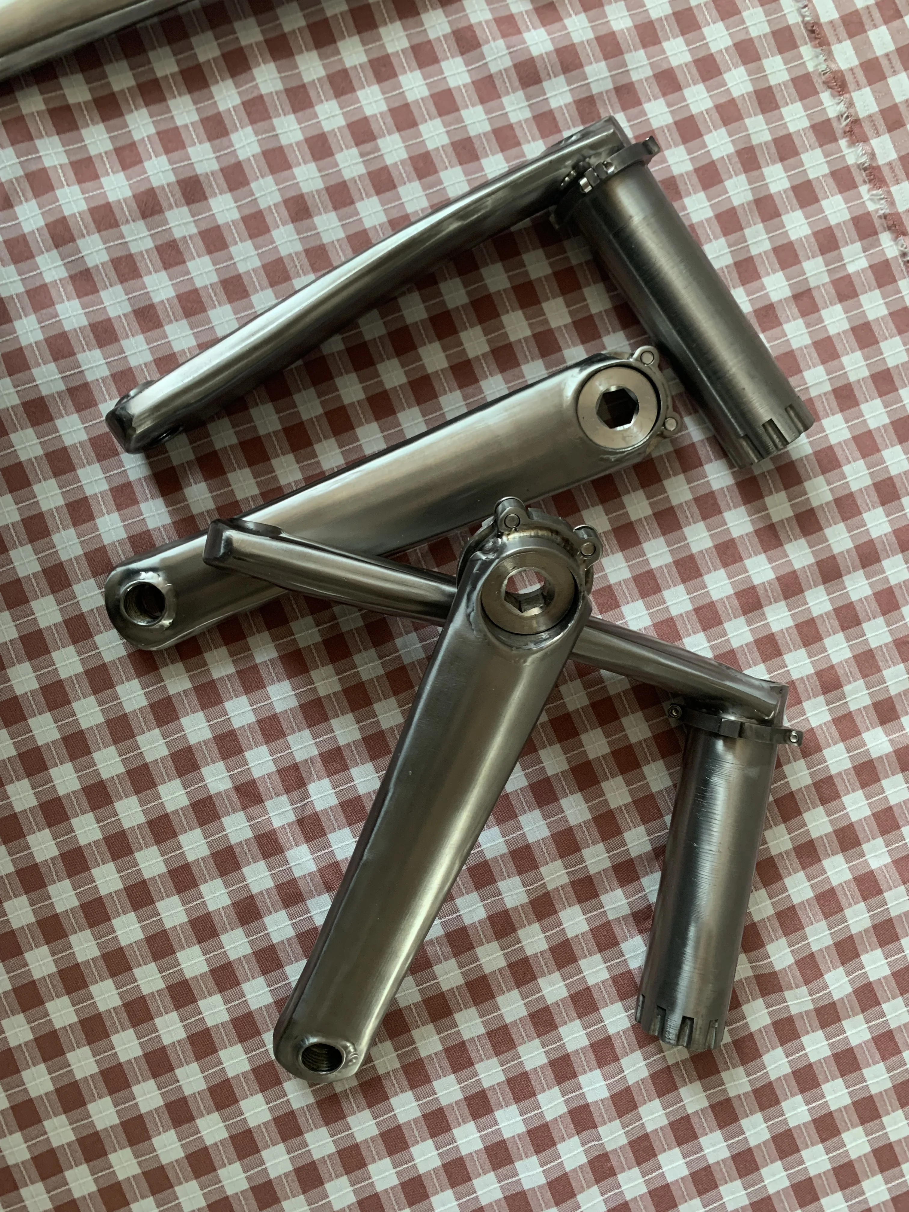 Handmade Titanium Crankset MTB Crank ARMS Immortal Ti Crank Mountain ...