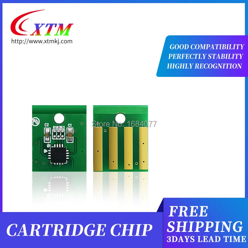 2X chip de tóner 24B6020 35K para Lexmark XM7163X XM7170 XM7170X MX7155 ...