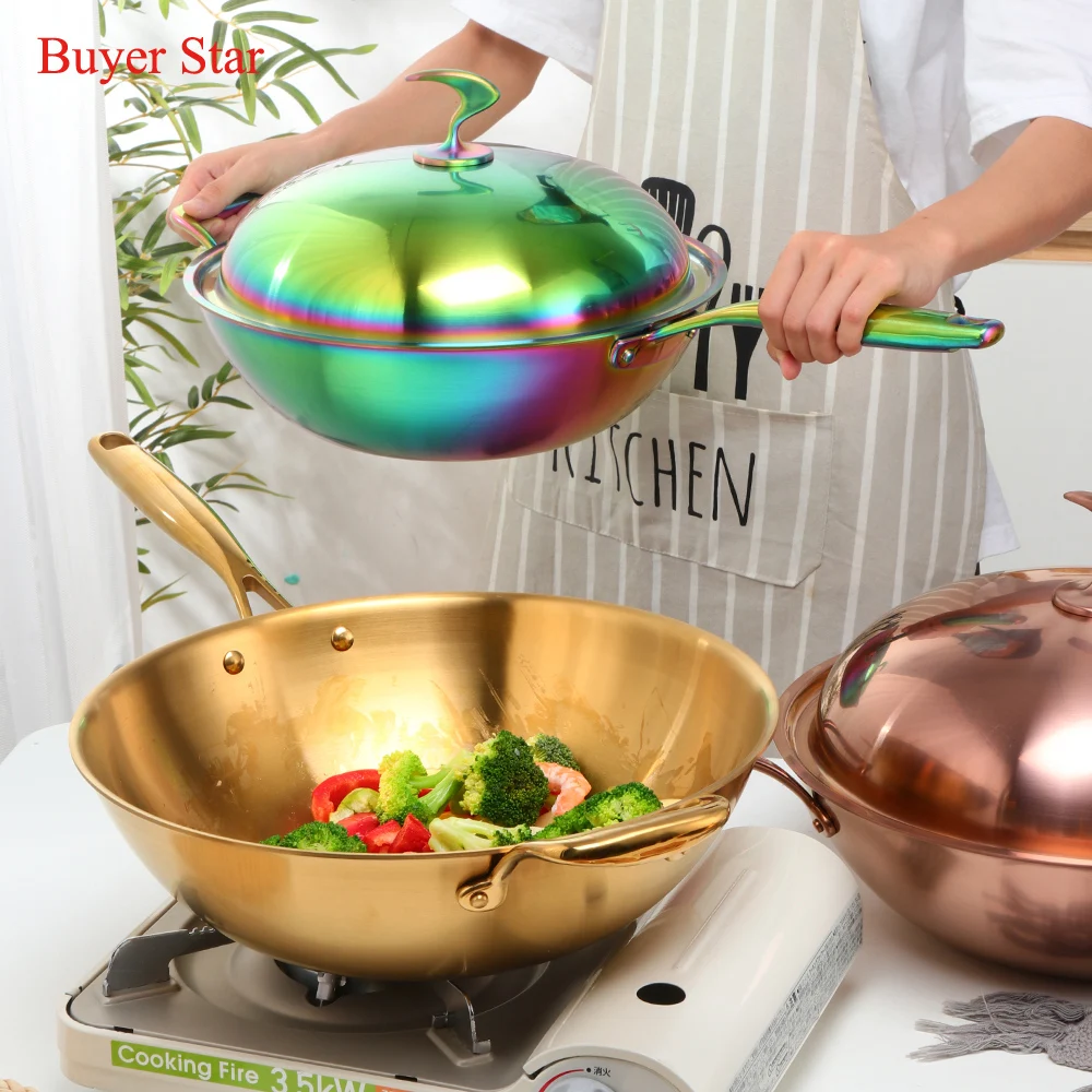 New Kitchen High Quality Chinese 304Stainless Steel Non stick Frying ...