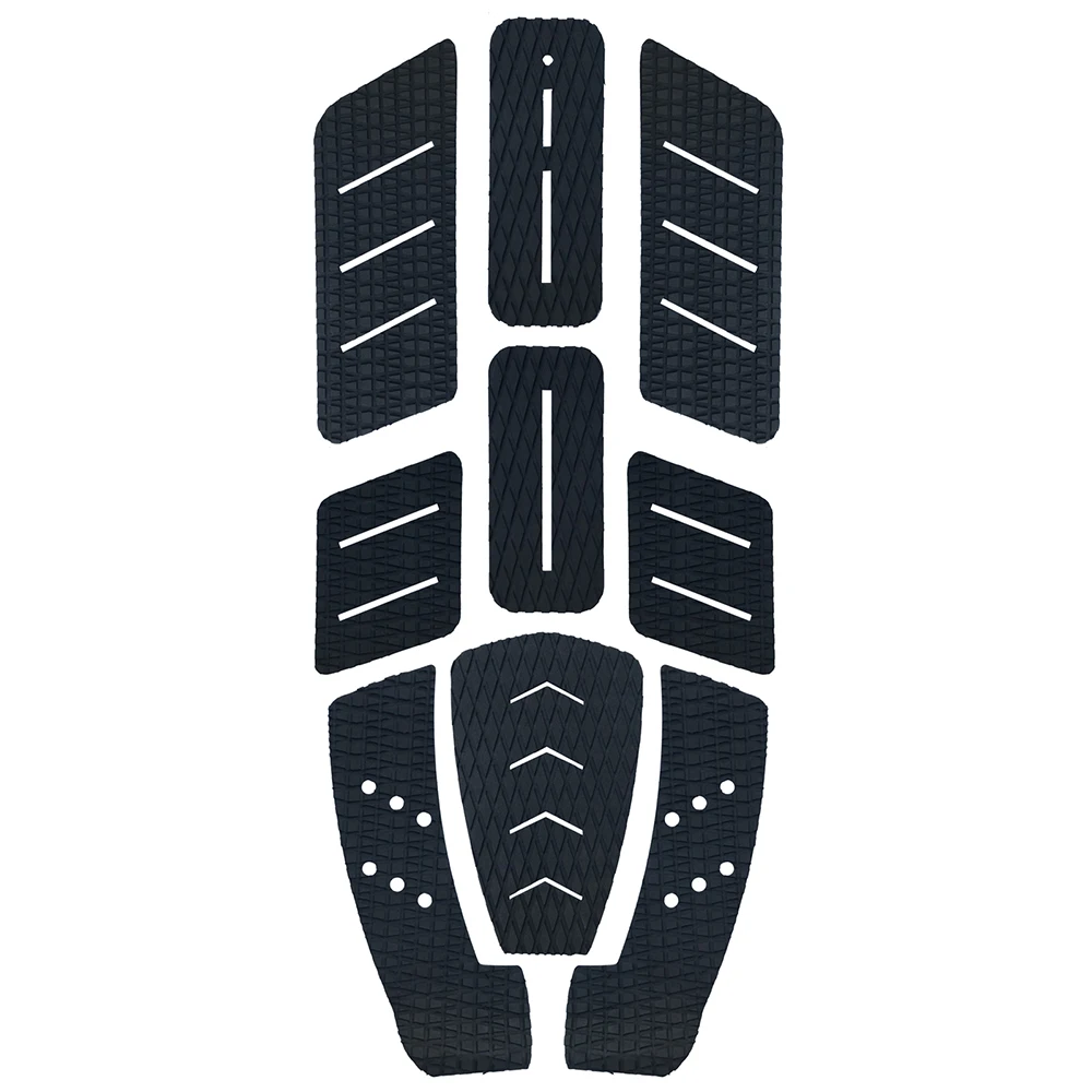 Generic Surfing Traction Pad 9 Piece EVA Foam with Grip Surfboard ...