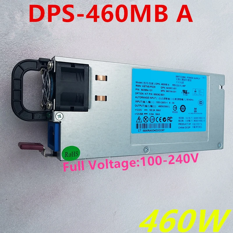 New Original PSU 380 388 G6 G7 G8 460W Power Supply DPS-460MB A HSTNS ...