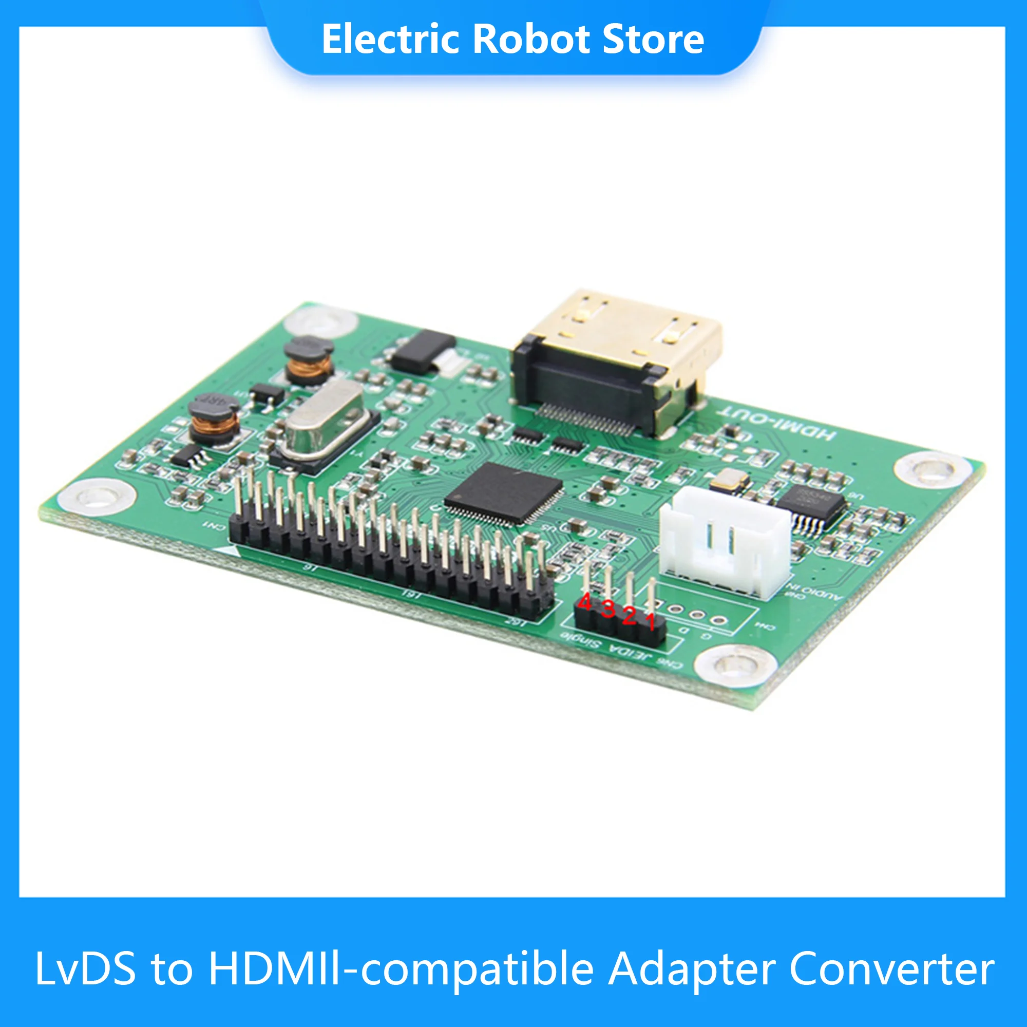 Lvds To Hdmi-compatible Adapter Board Converter Compatible With 1080p ...