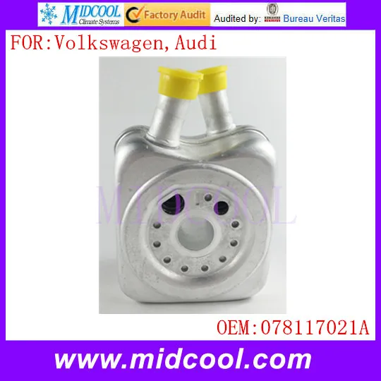 New Engine Oil Cooler OEM 078117021A / 078 117 021A for Volkswagen VW ...