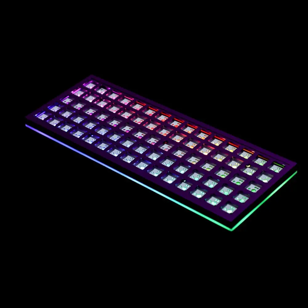 Idobao x YMDK ID75 Keys Ortholinear Layout VIA Anodized Aluminum Case ...
