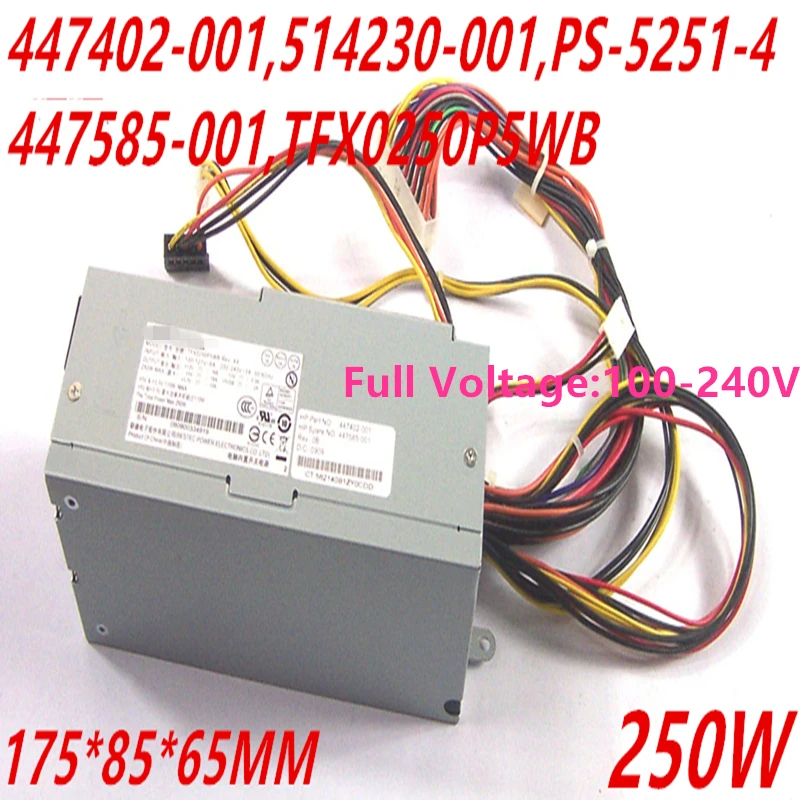 HP Pro 2000 2080 3000 3080 3005 DX7400 250W 전원 공급 장치 용 새 원본 PSU, 447402 ...