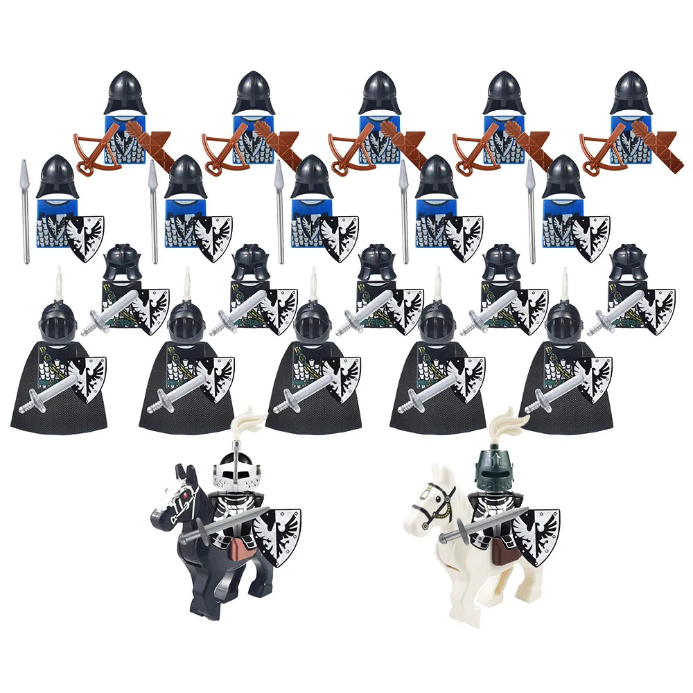 Knight Hawk Blocks | Building Block | Figure - 24pcs Castle Building ...
