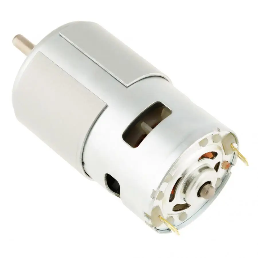 795 DC Motor 12V 60W 12000RPM High Speed Double Ball Bearing Mini ...