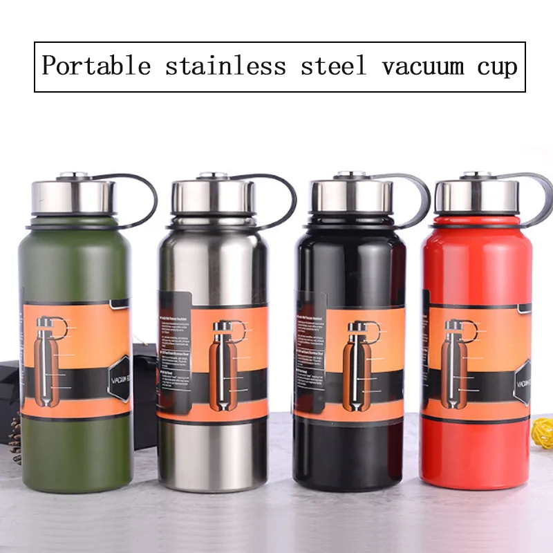 Bouteille isotherme,Thermos pour le thé,grande capacité,,tasse isotherme,Style militaire,flacon ...