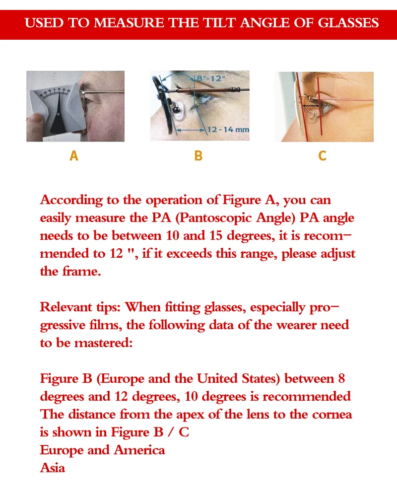 Optical Measuring Instrument Protractor,Lens Tester