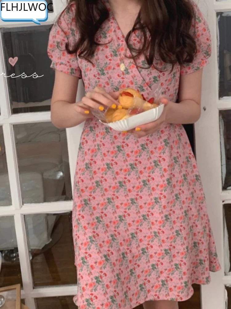 EINE-Linie-Kleider-Sommer-Frauen-Koreanische-Japan-Adrette-Kleidung-M ...