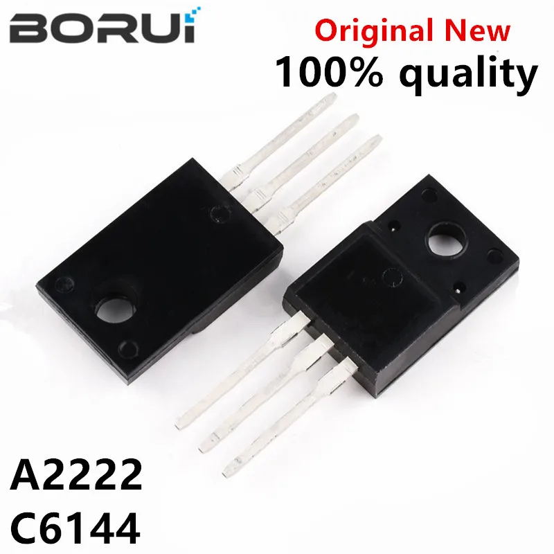 20PCS 10Pair A2222 C6144 TO-220F 2SA2222 2SC6144 TO220F new and ...