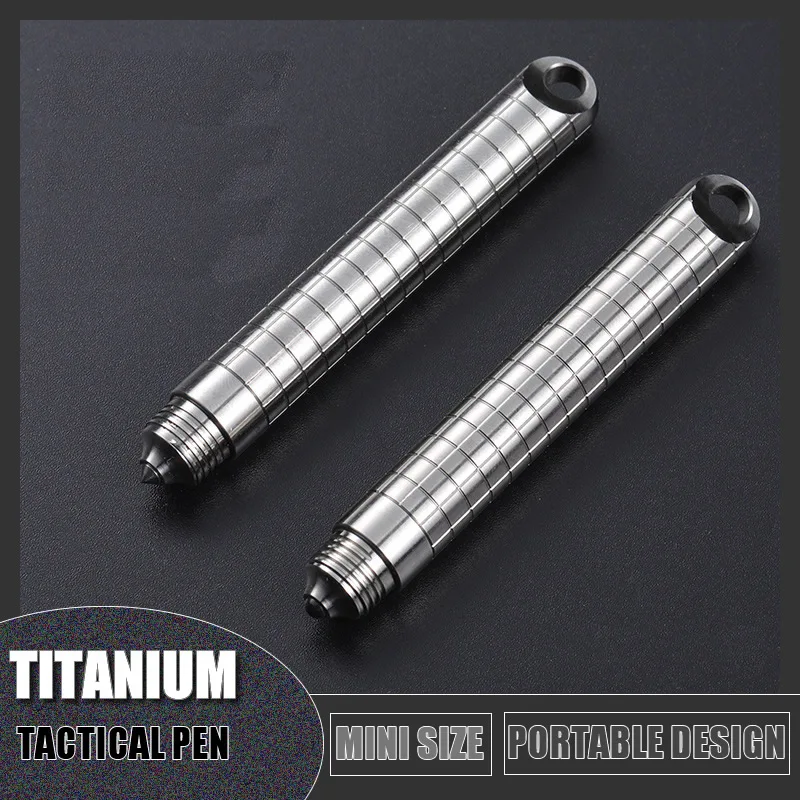 Mini Titanium Tactical Pen Outdoor Survival EDC Tool Pocket Men/Lady ...