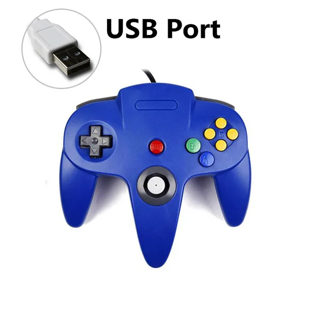 Проводной N64 геймпад джойстик проводной игровой джойстик игровой ...