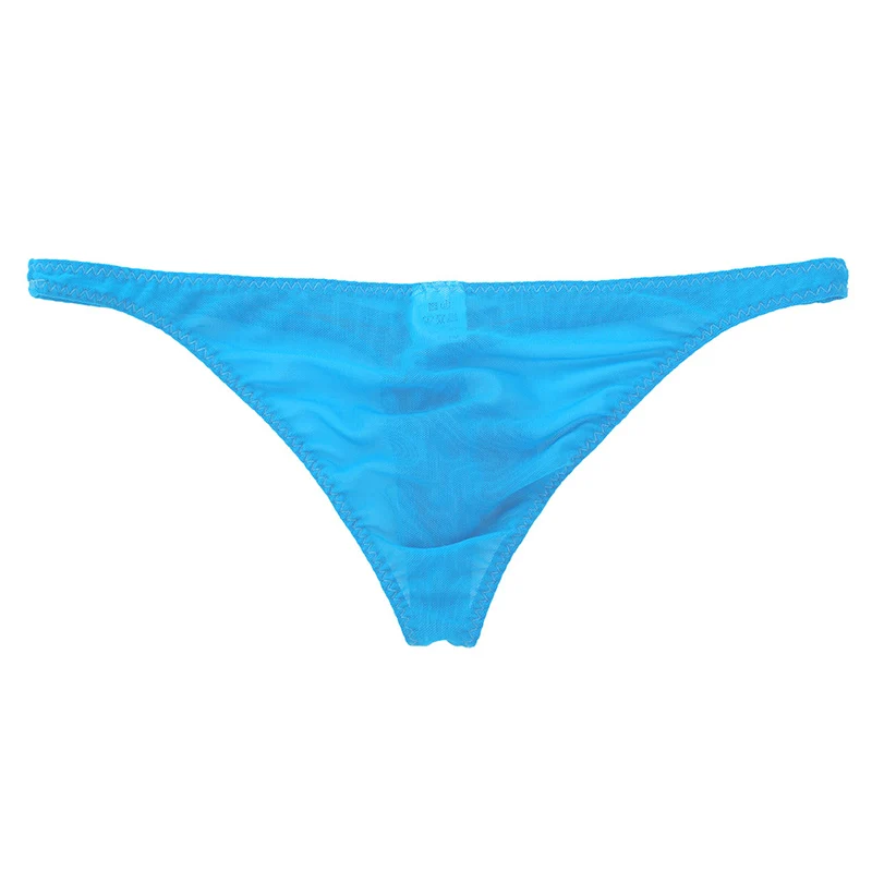 Sexy Men Mesh Underwear See Through Sheer Swimming Lingerie Low Rise ...