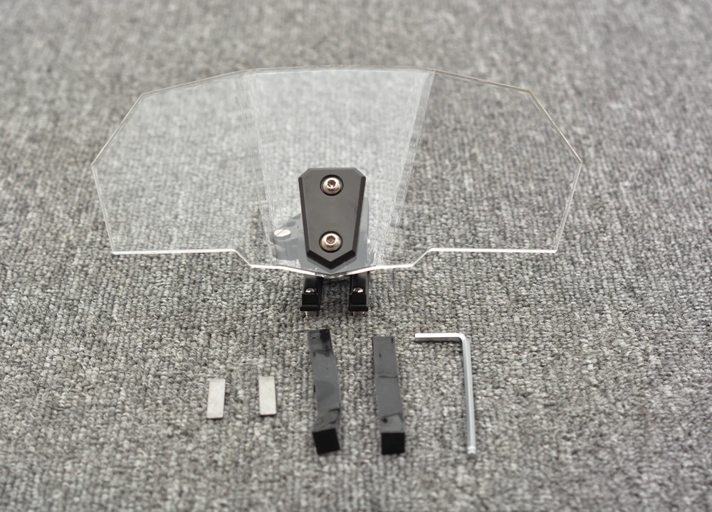 Motorcycle Risen Windshield Windscreen Bracket Set Screen Protector ...